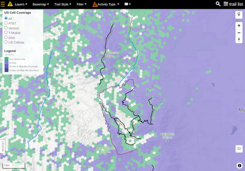 Dirtbike Adventures Map & Planning App, Trailforks