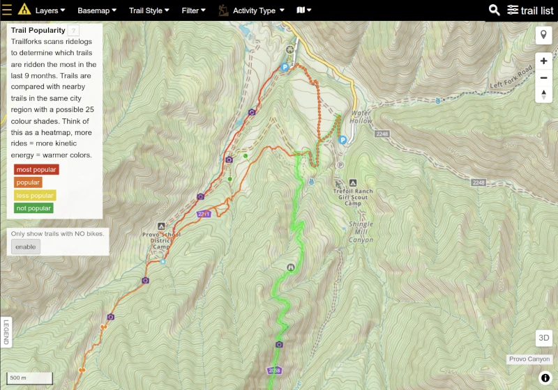 Trail Running Map & Planning App, Trailforks