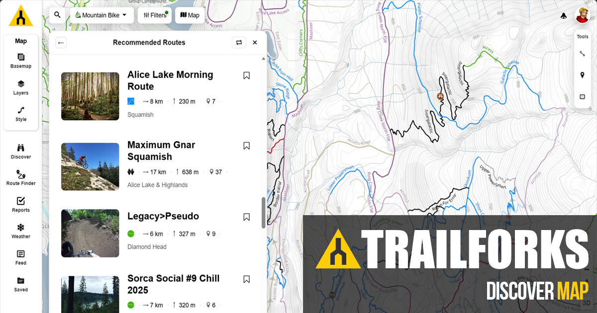 Trailforks Map